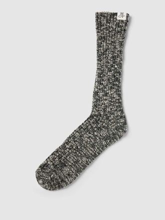 Marc O'Polo Rippstrick-Socken aus weichem Bio-Baumwoll-Mix