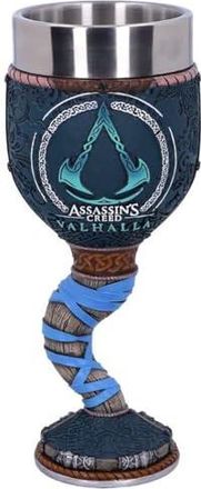 Nemesis Now Assassins Creed Valhalla Wikinger-Kelch, aus Kunstharz, mit Edelstahl, Mehrfarbig, 20,5 cm, B5336S0