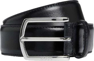 HUGO BOSS G&uuml;rtel f&uuml;r Herren, Leder (Schwarz)