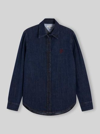 Tommy Hilfiger Jeansbluse aus reiner Baumwolle Modell MYF