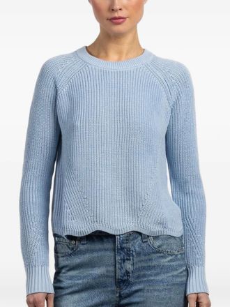 Autumn Cashmere ribbed sweater - Bleu