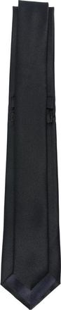Tagliatore Plain Design Necktie - Black
