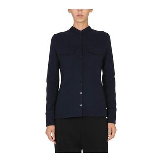Jil Sander Damen, Blusen & Hemden, Blau, MGr&ouml;&szlig;e