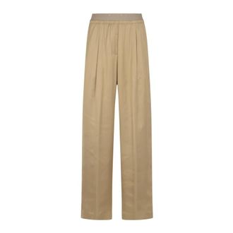 PESERICO Hose mit elastischem Bund - - Trousers - Damen - Beige - S