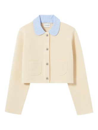 Claudie Pierlot cardigan &agrave; poches boutonn&eacute;es - Tons neutres