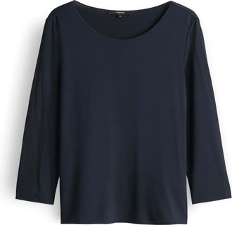 someday Damen Dreiviertelarmshirt | KIROSA Slim Basicshirt aus ECOVERO Viskosemix Ocean, 36