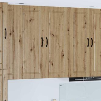 vidaXL vidaXL Armoire de cuisine avec porte Ch&ecirc;ne artisanal 40 x 31 x 100 cm
