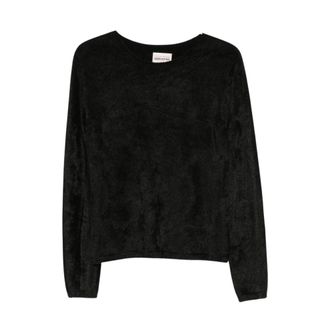 Semicouture Round-Neck Strickwaren - - Knitwear - Damen - Schwarzk - XS