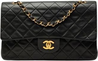 Chanel Sac bandouli&egrave;re vintage Chanel Pre-owned Double Flap - Femme - Pre-owned - Noir - Taille: ONE Size