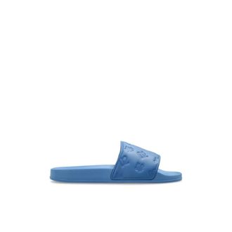 Dsquared2 Homme, Chaussures, Bleu, Taille: 42 EU Logo Slides