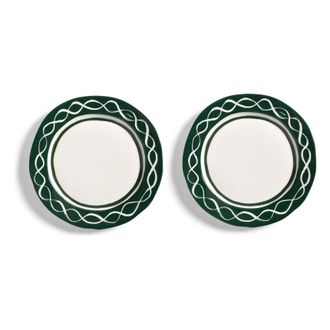 &Klevering Assiettes en porcelaine Festivo - Set de 2 &Klevering
