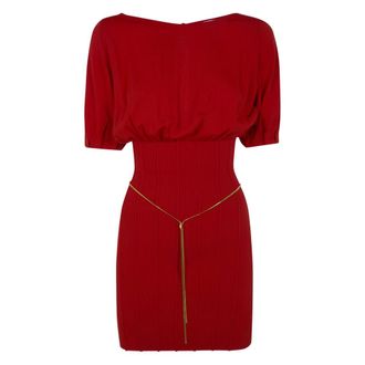 Elisabetta Franchi Damen, Kleider, Rot, LGr&ouml;&szlig;e