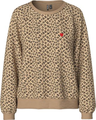 Pieces Pcgreta Ls Emb Ub Sweat Noos