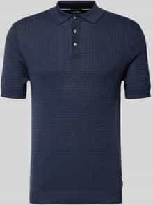 Joop Slim Fit Poloshirt in Strick-Optik Modell Vanceo