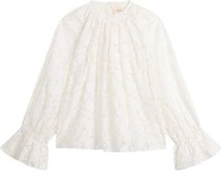 Petite Mendigote Blouse Camilia dentelle transparente en coton