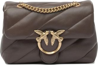 Pinko Pinko, Femme, Sacs, Brun, Taille: ONE Size Sac Bandoulière Marron Aw25