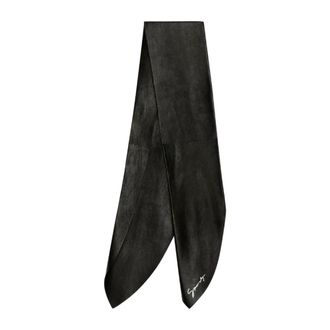 Givenchy Schal aus Leder - - Accessories - Damen - Schwarzk - ONE SIZE