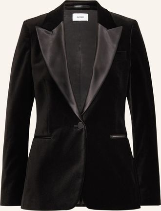 Reiss Reiss Samtblazer Myrtle schwarz