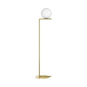 FLOS Lampadaire IC - Métal - Verre soufflé - Designer Michael Anastassiades