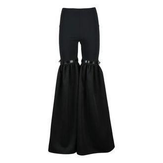 Coperni Femme, Pantalons, Noir, Taille: 36 FR Pantaloni Extra Zampa