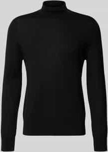 Profuomo Slim Fit Rollkragenpullover aus Wolle