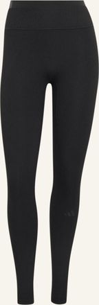 adidas All Me Leggings, Gerippt schwarz