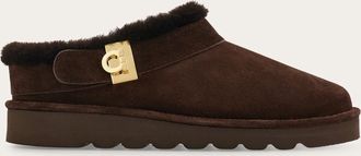Ferragamo Damen Mule mit Hug-Schnalle Braun Gr&ouml;&szlig;e 36.5