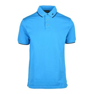Emporio Armani Homme, Tops, Bleu, Taille: XL Polo