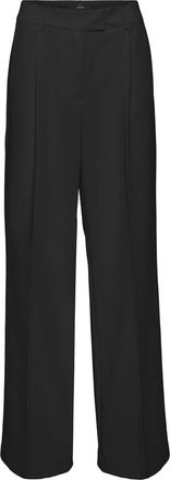 Vero Moda Damen Vmzelda Hr Wide Pant Hose, Schwarz, 36W / 30L EU