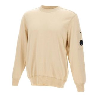 C.P. Company C.p. Company, Homme, Sweatshirts et sweats &agrave; capuche, Beige, Taille: L Crewneck Boston