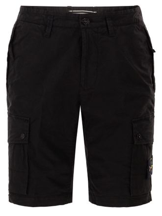 Stone Island Bermuda cargo coupe slim avec poches zipp&eacute;es