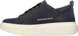 Alexander Smith Homme, Chaussures, Bleu, Taille: 44 EU Wembley Baskets