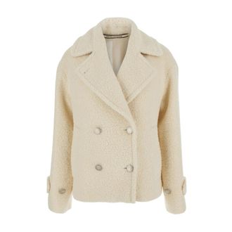 Tagliatore Kurzer Mantel - - Coats - Damen - Beige - S
