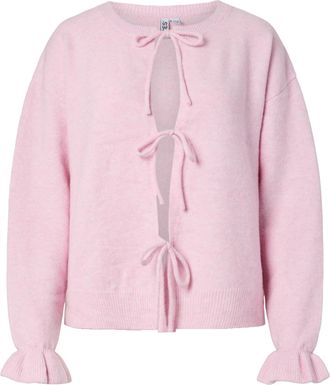 Pieces Pcsally Rev Frill Cardigan Knit Noos Bc