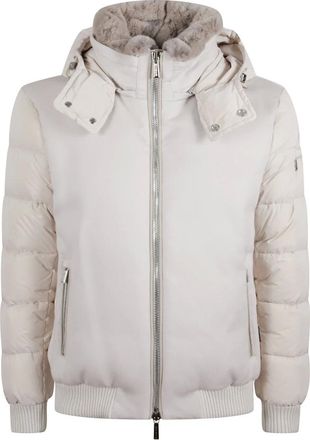 Moorer Homme, Vestes, Blanc, Taille: XL Moorer Manteaux White