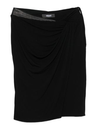Versace Jupe Midi - Noir