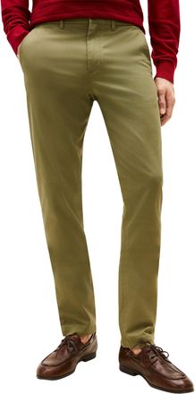 Tommy Hilfiger Herren Bleecker 1985 Pima Cotton Mw0mw26619 Chino, Green (Dark Artichoke), 36 W/36 L
