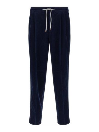 Brunello Cucinelli Pantalons Décontractés - Bleu