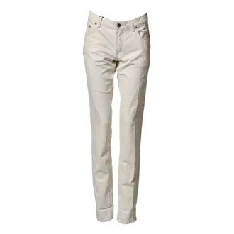 Dolce & Gabbana Skinny Jeans - - Trousers - Damen - Wei&szlig; - L