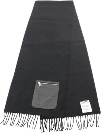 Loewe Pre-owned Shawl - Femme - Pre-owned - Noir - Taille: ONE Size