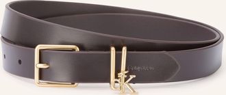 Calvin Klein Lederg&uuml;rtel braun