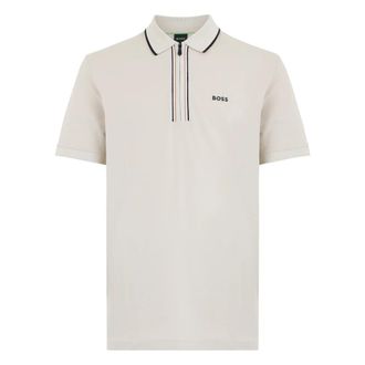 HUGO BOSS Philix Polo - - Tops - Herren - Beige - 2XL
