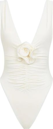 La Reveche Femme, Maillots de bain, Beige, Taille: 38 FR Samira One Piece