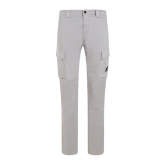 C.P. Company Stretch Sateen Lens Cargo Hose - - Trousers - Herren - Grau - XL