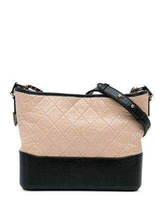 Chanel sac à bandoulière Gabrielle médium (2019) - Marron