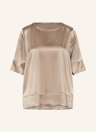 (The Mercer) N.Y. (The Mercer) N.Y. Blusenshirt Aus Seide Mit 3/4-Arm beige