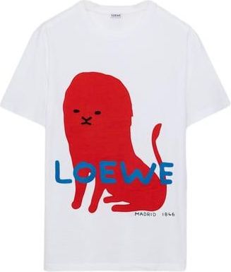 Loewe Capsule 180 ans - T-shirt classique imprim&eacute; en coton