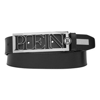 Philipp Plein Ceinture TM en cuir - Homme - Accessoires - Noir - Taille: 90 CM
