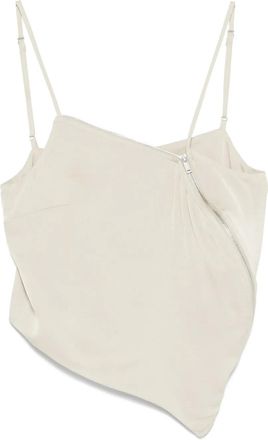 Nanushka haut à design sans manches - Gris