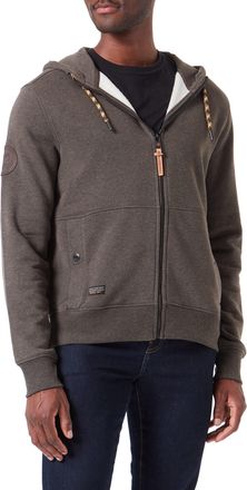 Camel Active Herren 409401/8W11 Strickjacke, Dunkelbraun, M